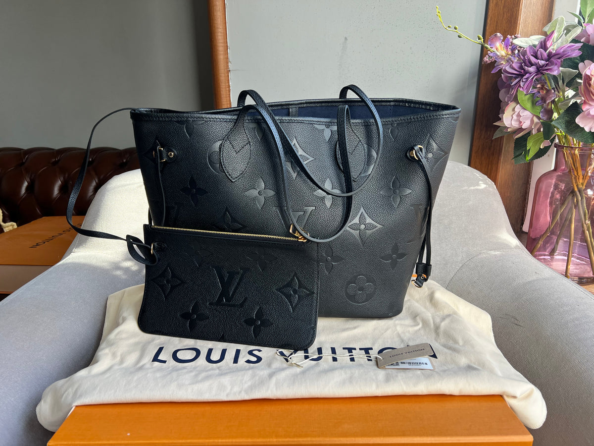 Louis Vuitton Neverfull MM Black Empreinte (RRP £1,940) – Addicted to ...