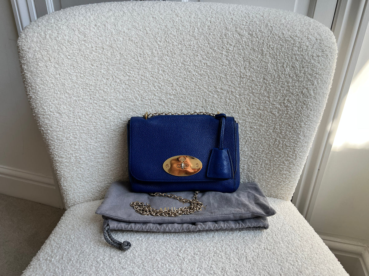 Mulberry Blue Regular Lily with Gold Hardware – Addicted to Handbags