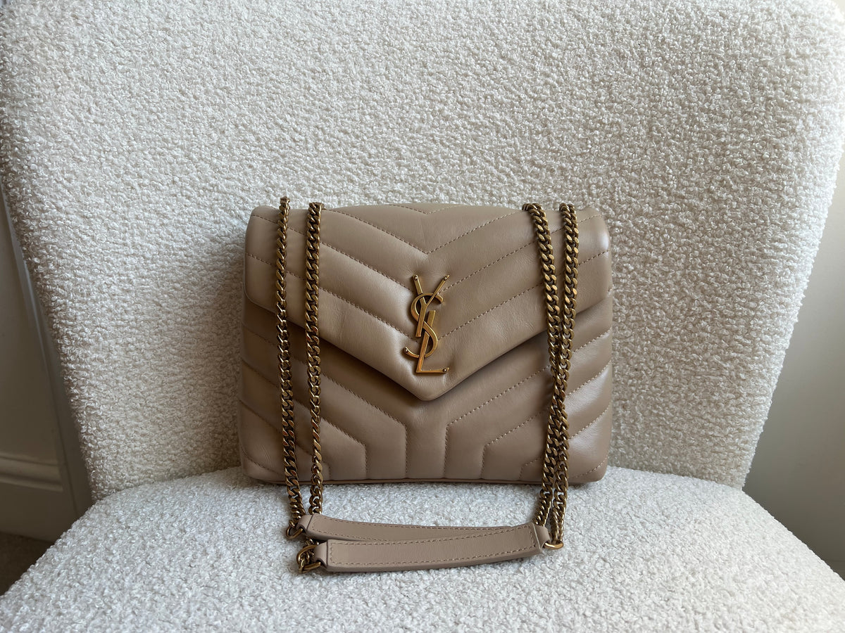 Yves Saint Laurent (YSL) Beige Small Lou Lou (RRP £1,900) – Addicted to ...
