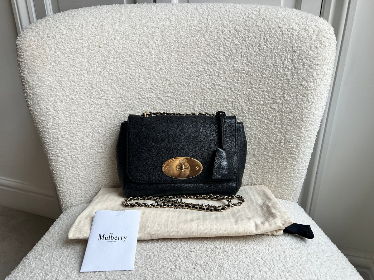 Mulberry Black Regular Lily with Gold Hardware (RRP £995) – Addicted to ...