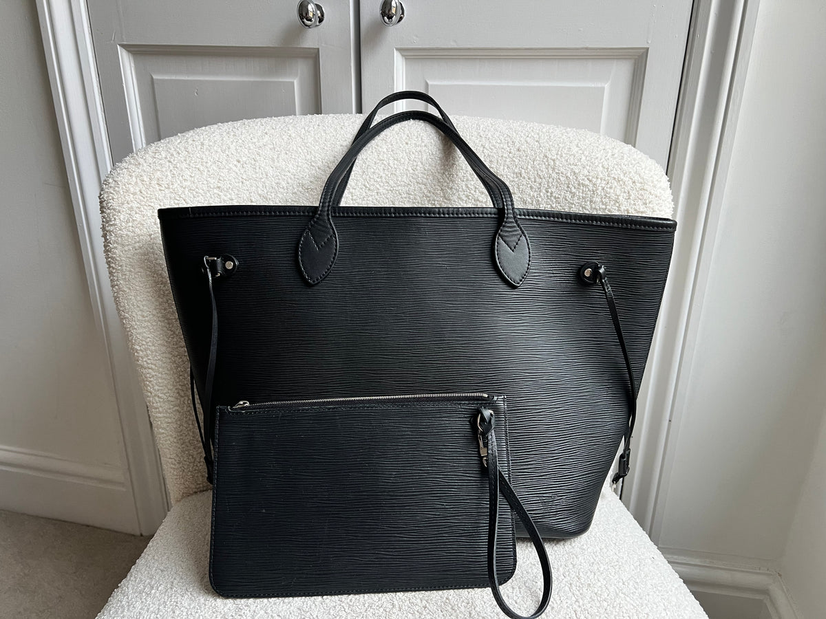 Louis Vuitton Neverfull MM Black Epi Leather (RRP £1,830) – Addicted to ...